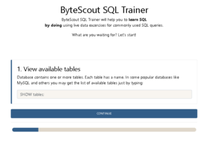 SQL Learning App - Best Trainer of SQL Learning Tools: Start your Day ...