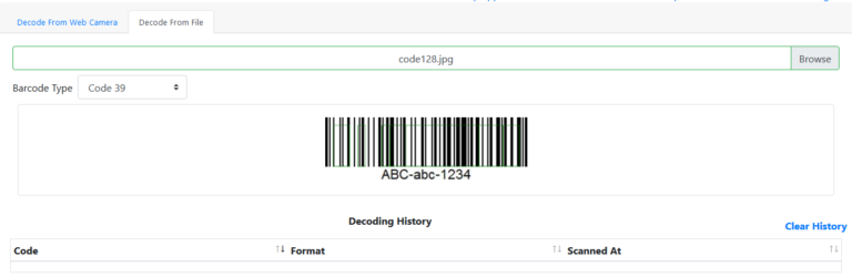 Barcode Scanner Online Free from Camera, Barcode Reader Online - ByteScout