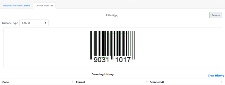 Barcode Scanner Online Free from Camera, Barcode Reader Online - ByteScout