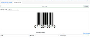 Barcode Scanner Online Free from Camera, Barcode Reader Online - ByteScout