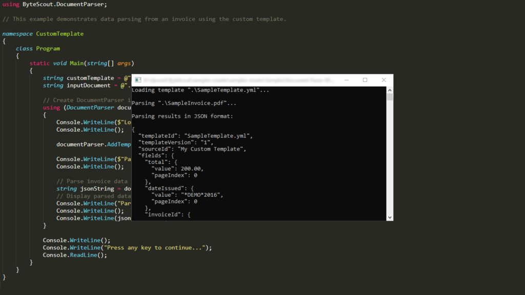 Document Parser SDK - Parse Invoices, Reports & Other Docs - ByteScout