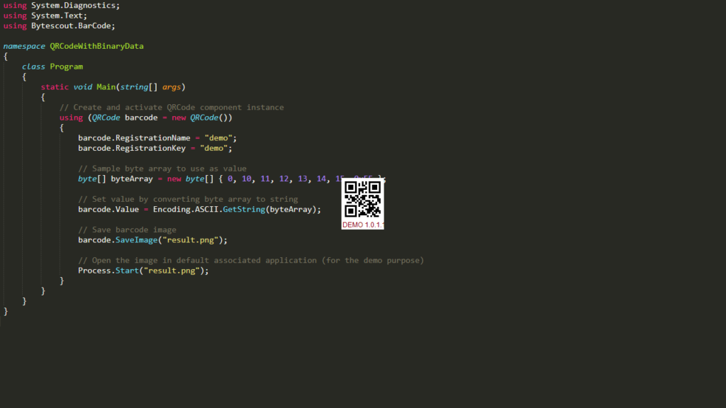 Generate QR Codes, Add Images to QR Codes - ByteScout
