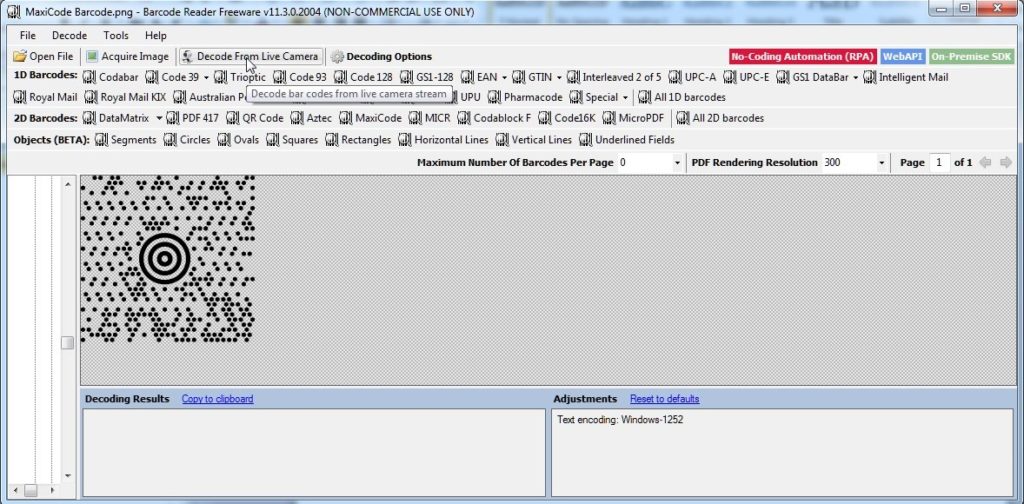 How to Read MaxiCode Barcodes with ByteScout Barcode Reader - ByteScout