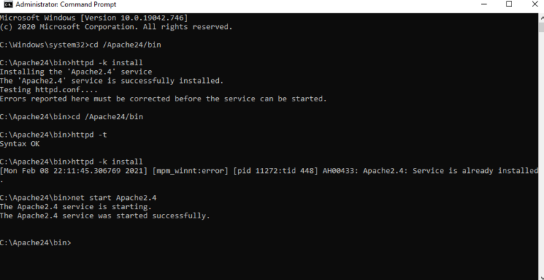 How To Install Apache Web Server On Windows - ByteScout