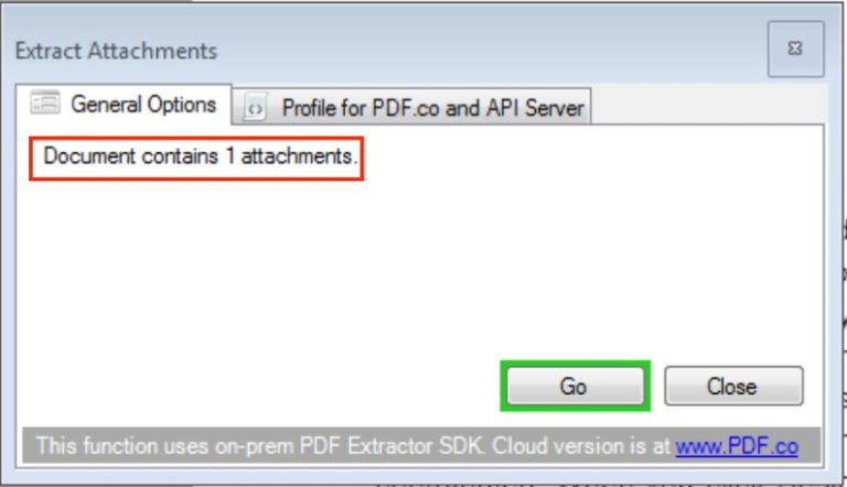 How To Extract File Attachments From Pdf Using Pdf Multitool Bytescout